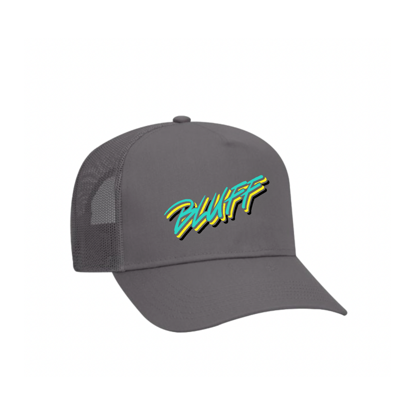 Trucker Hat - Grey Stacky Stacky – Got Bluff